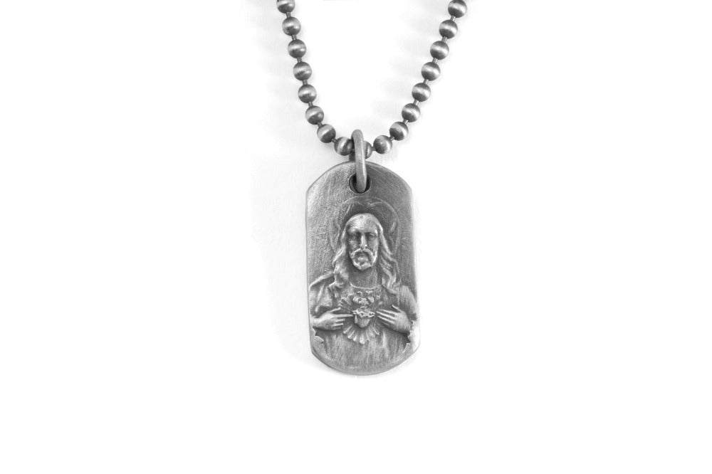 #074 - Necklace Sacred Heart– 877 Workshop