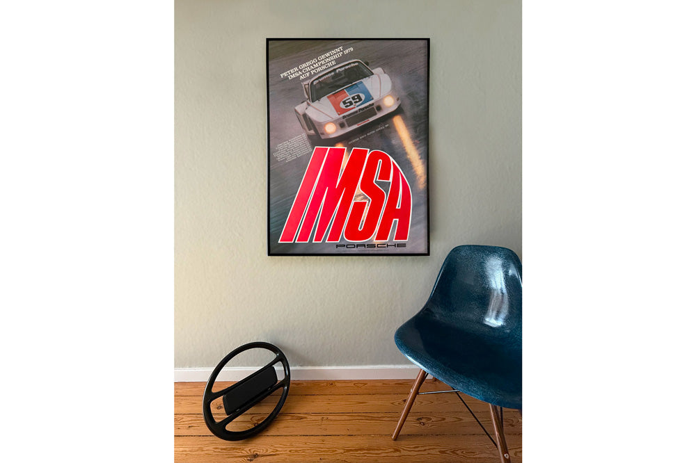 #400 - Vintage Racing Poster Porsche IMSA Championship 1979– 877 Workshop