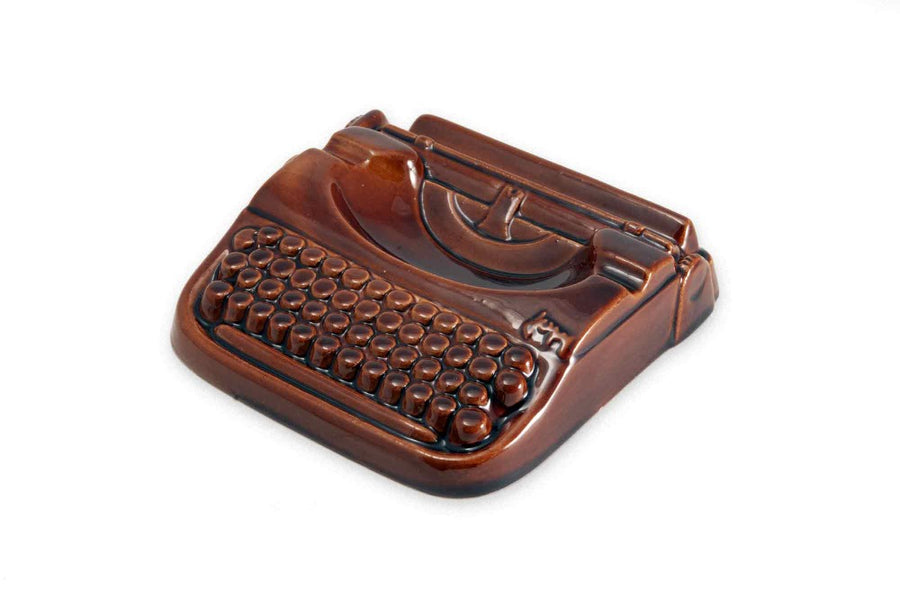 #306 Vintage trinket tray Typewriter Japy brown– 877 Workshop