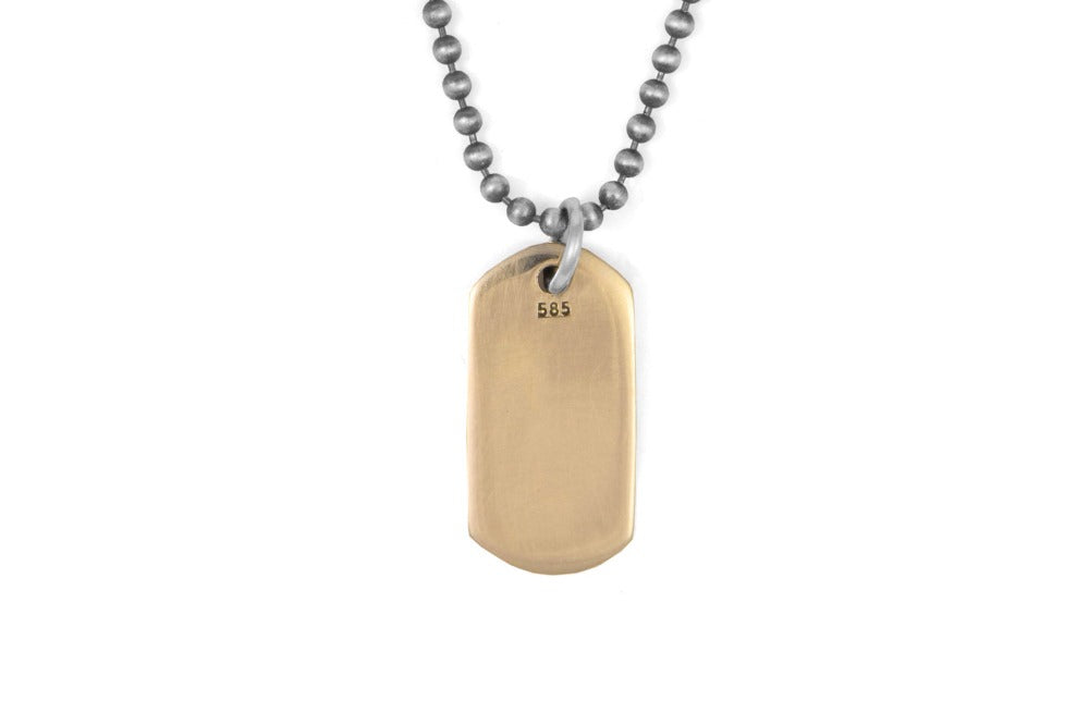 #082 - Necklace Sacred Heart - GOLD– 877 Workshop